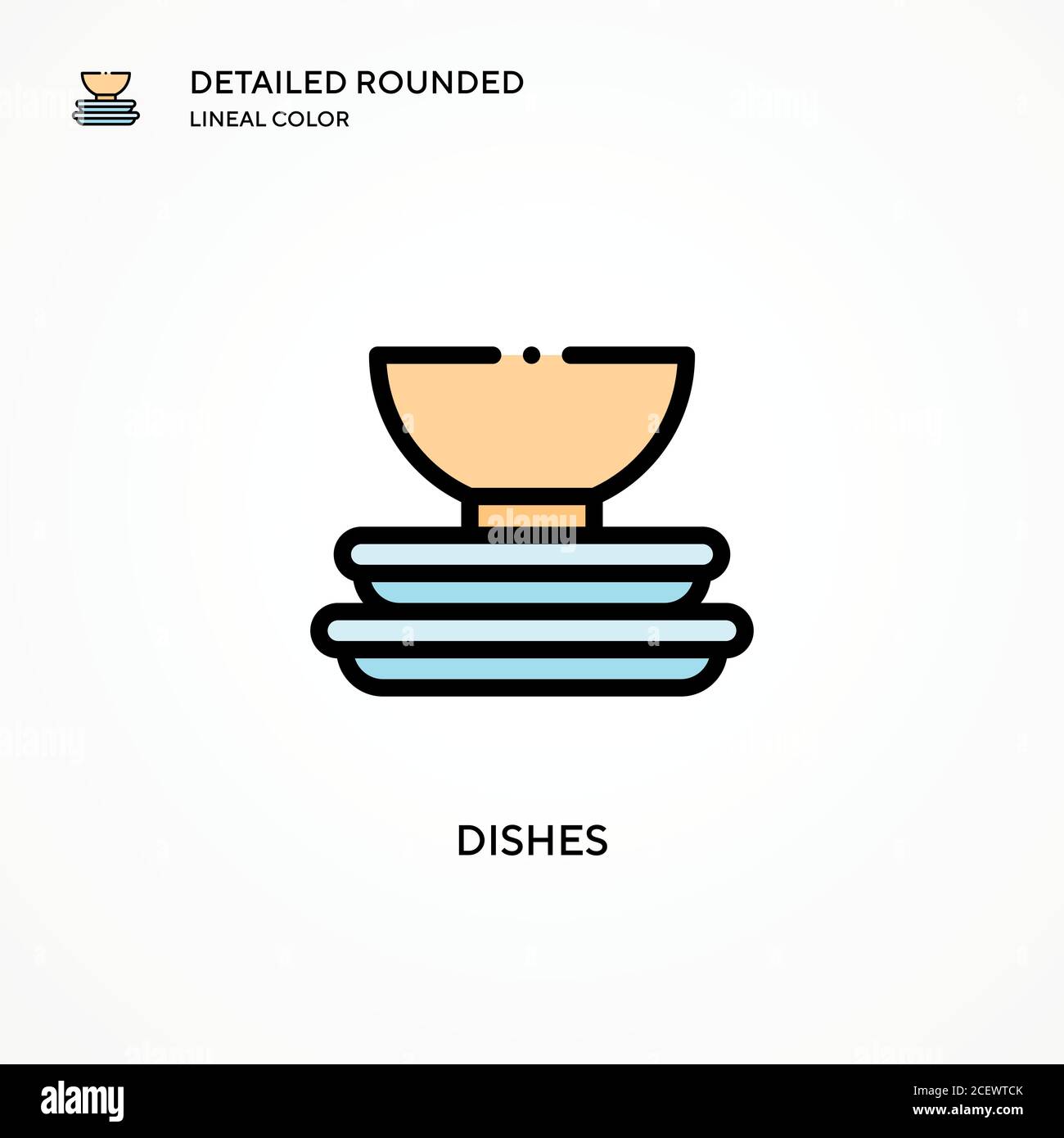 Wash dishes restaurant Stock Vector Images - Alamy