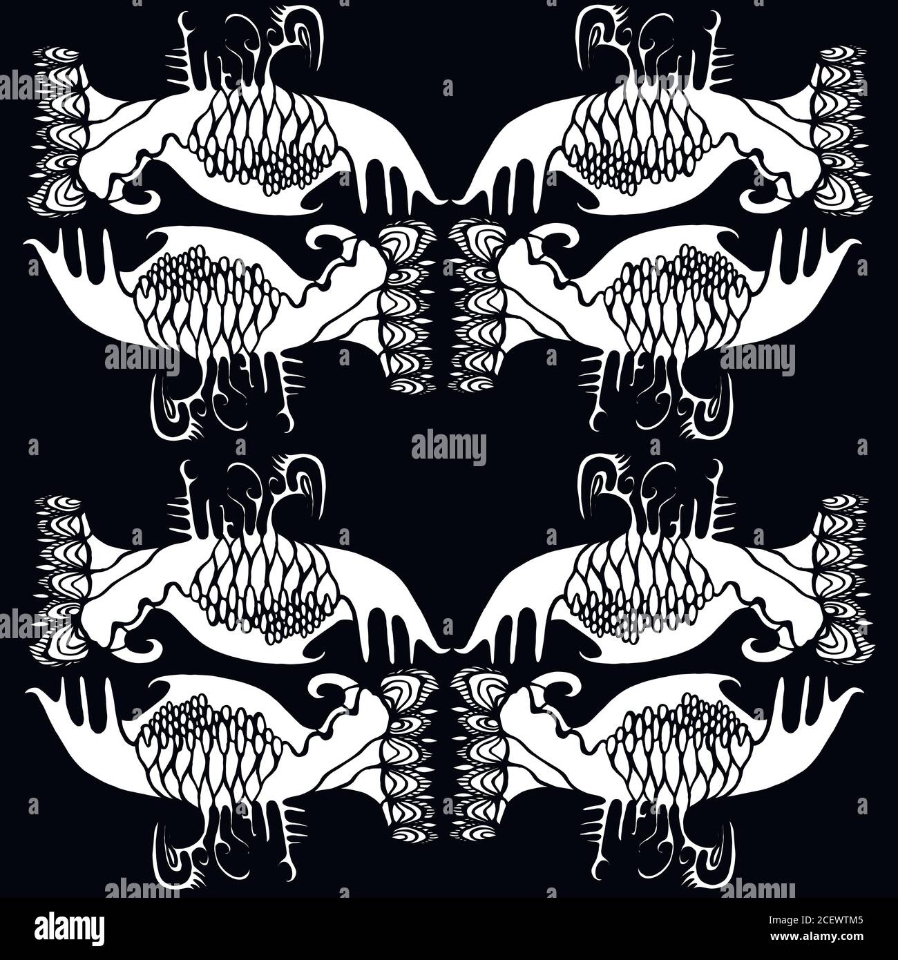 Tribal boho style design Stock Vector Images - Alamy