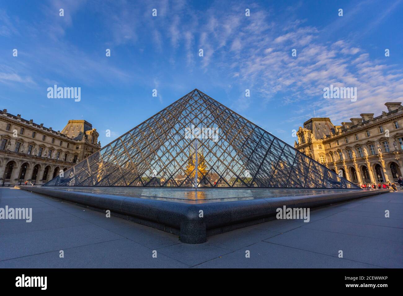 Musee du Louvre, the historic landmark in Paris, France Stock Photo - Alamy