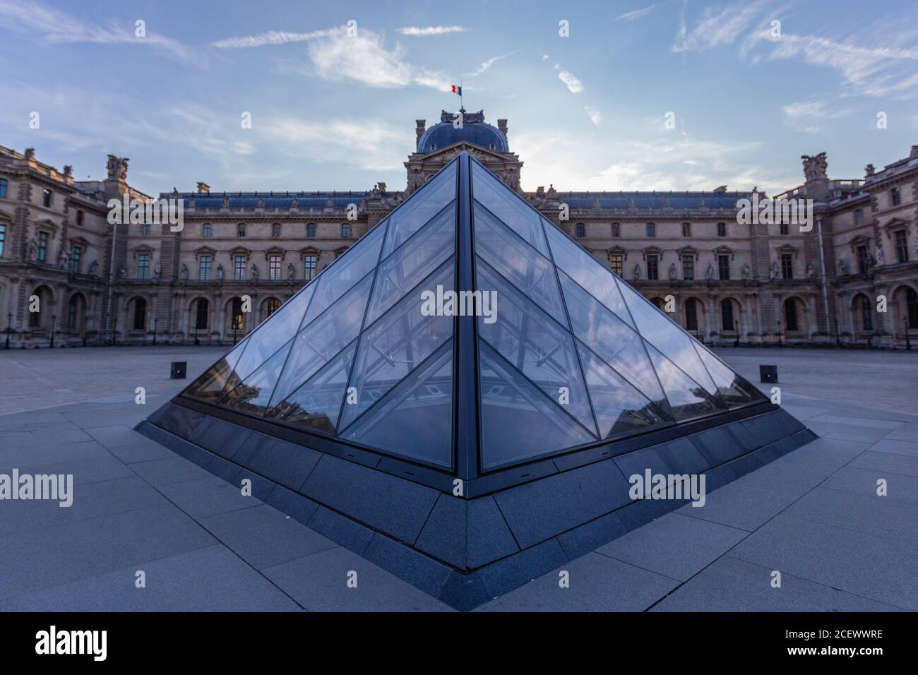 Musee du Louvre, the historic landmark in Paris, France Stock Photo - Alamy