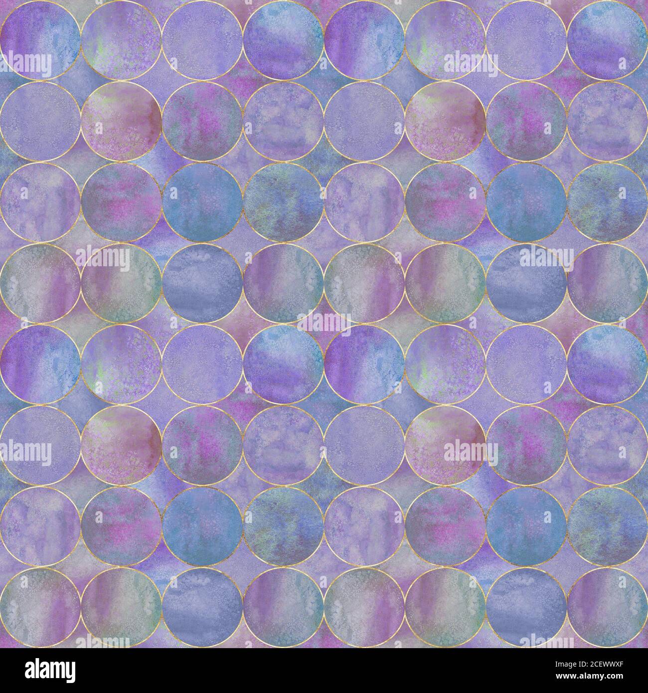 Abstract watercolor background with multicolor circles. Watercolor hand ...