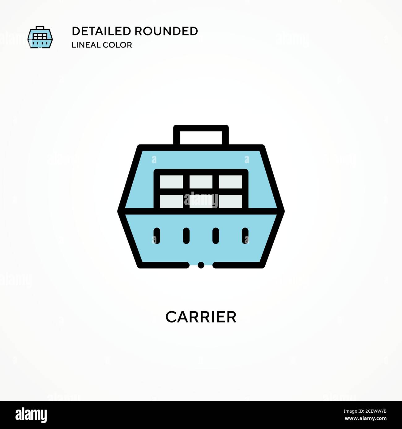Carrier vector icon. Modern vector illustration concepts. Easy to edit ...