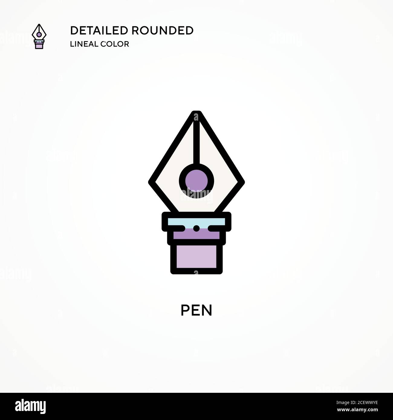 Pen vector icon. Modern vector illustration concepts. Easy to edit and ...