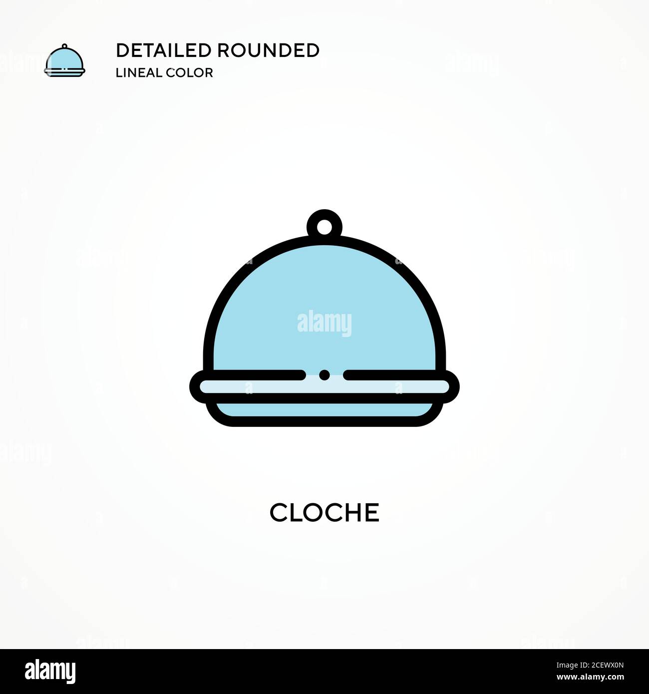 Cloche vector icon. Modern vector illustration concepts. Easy to edit ...