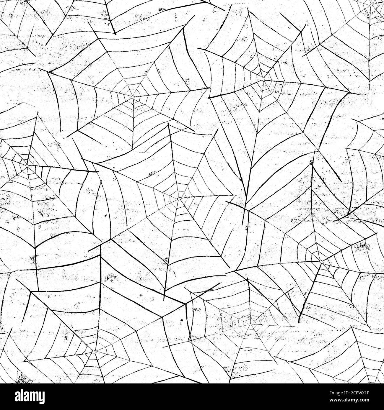 Grunge halloween abstract watercolor seamless pattern background with ...