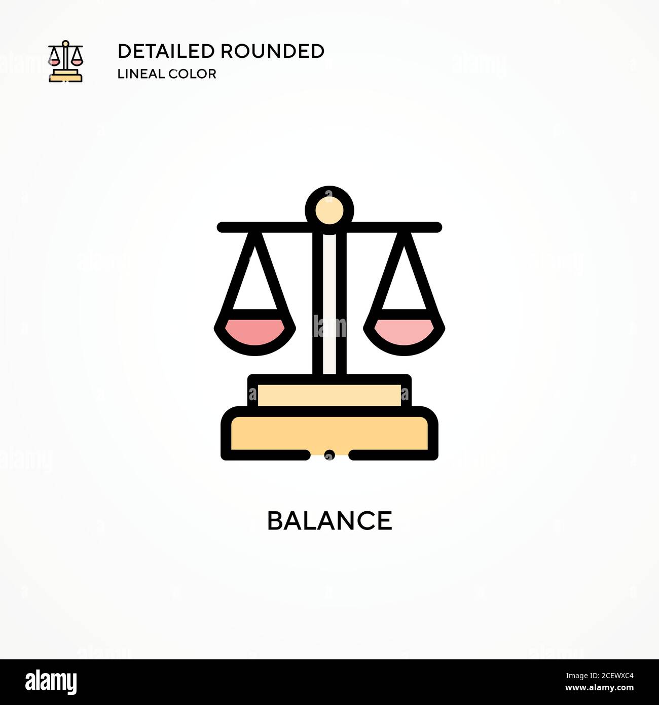 Balance vector icon. Modern vector illustration concepts. Easy to edit ...