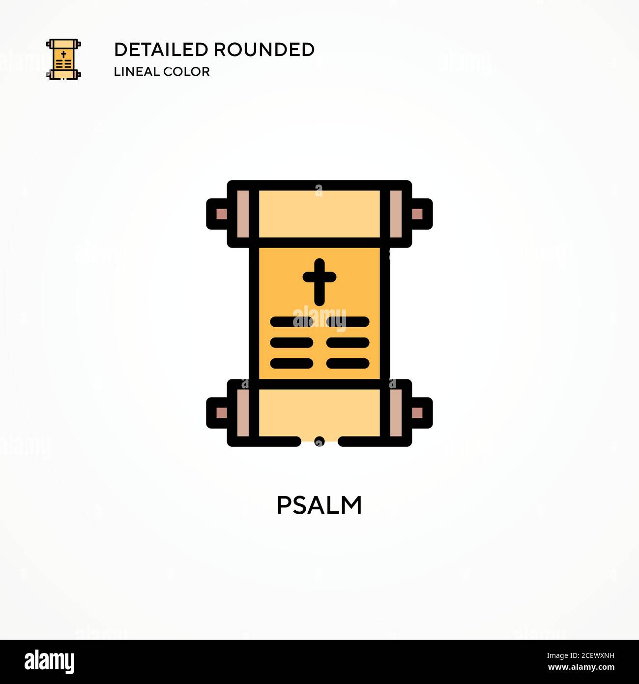 Psalm vector icon. Modern vector illustration concepts. Easy to edit ...