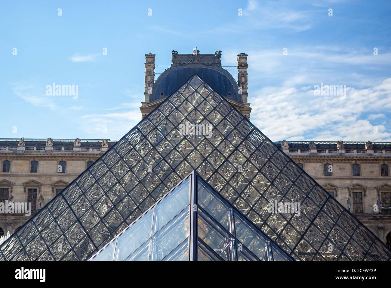 Musee du Louvre, the historic landmark in Paris, France Stock Photo - Alamy
