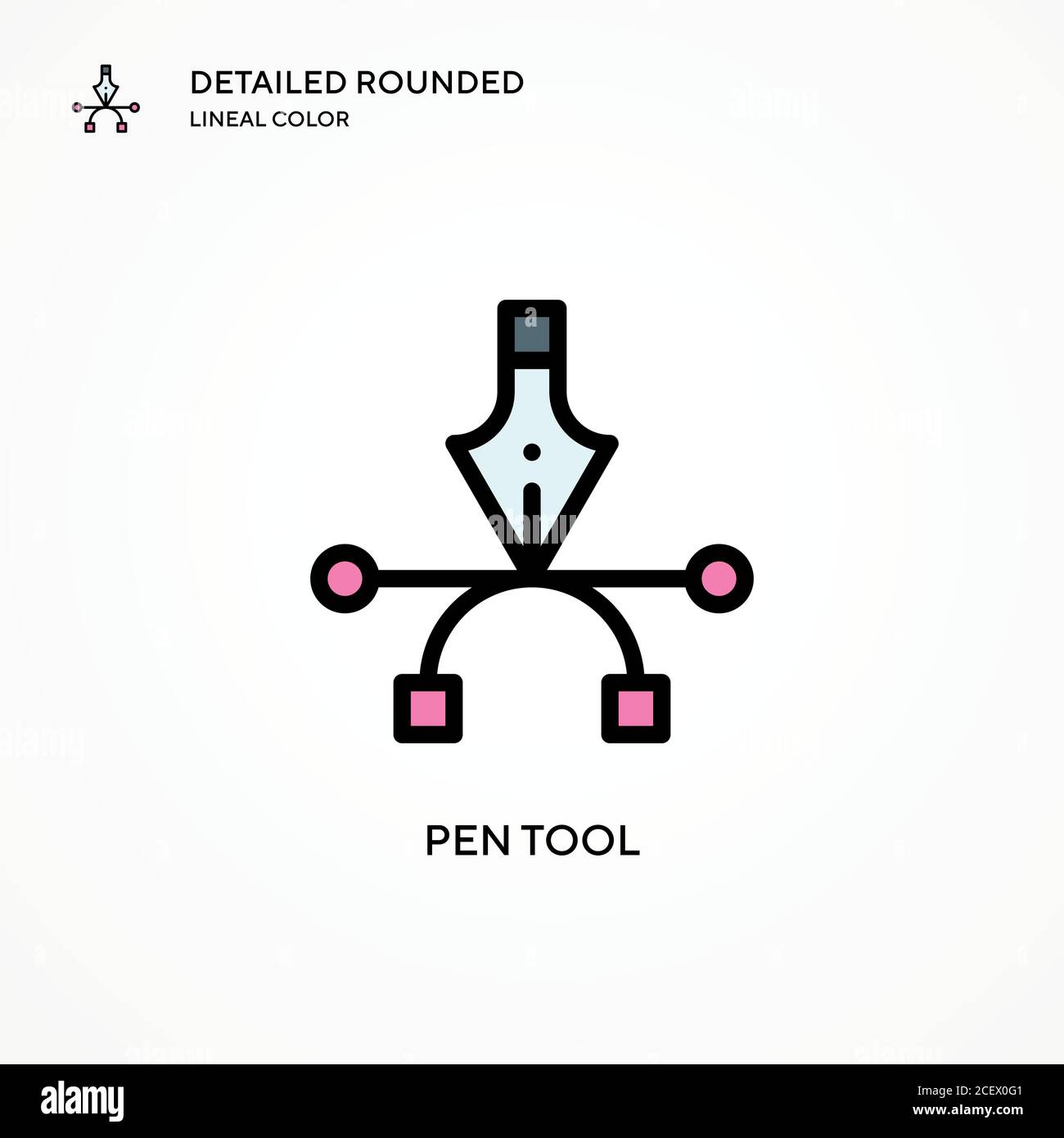 Pen tool vector icon. Modern vector illustration concepts. Easy to edit ...