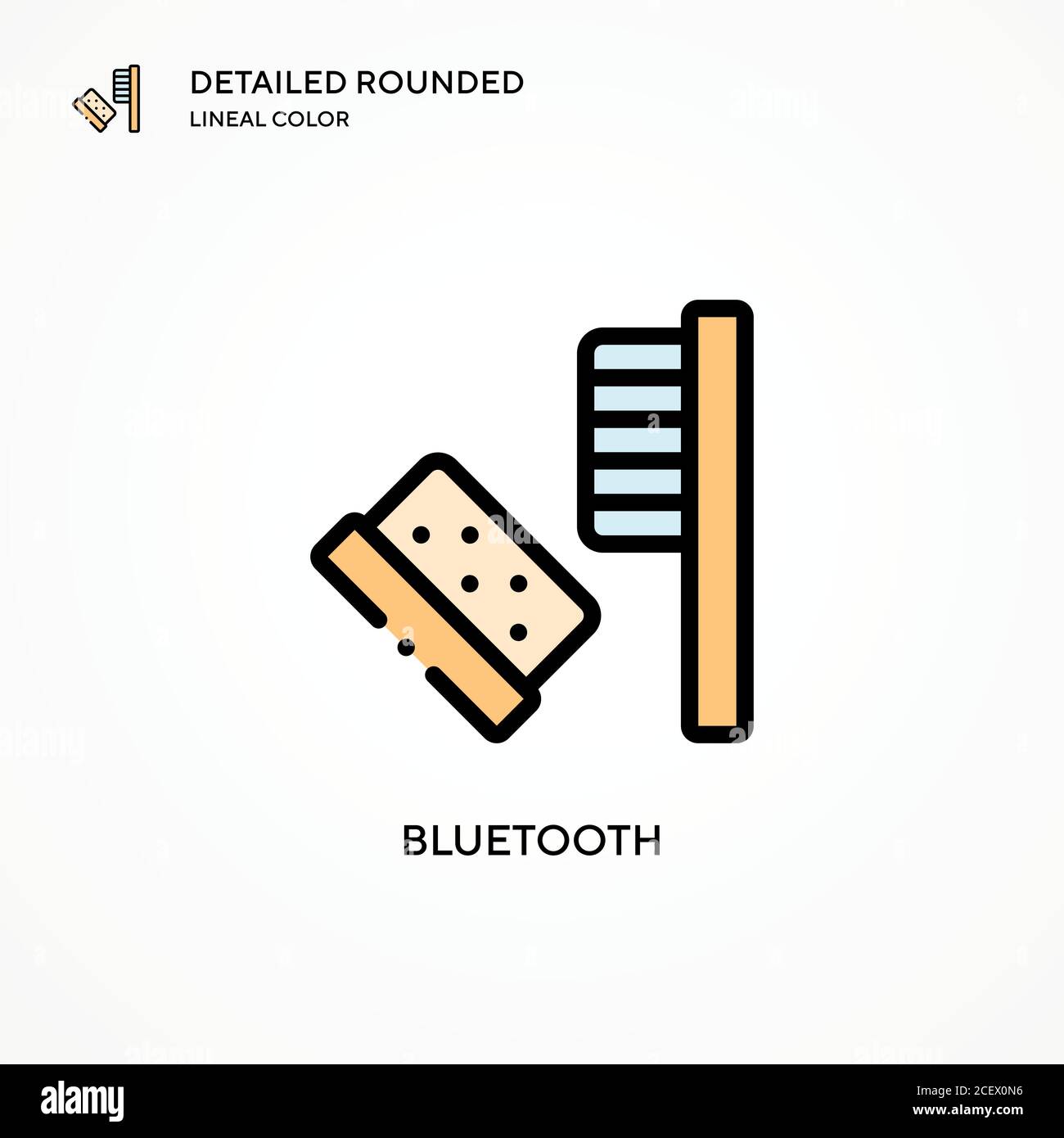 Bluetooth vector icon. Modern vector illustration concepts. Easy to ...