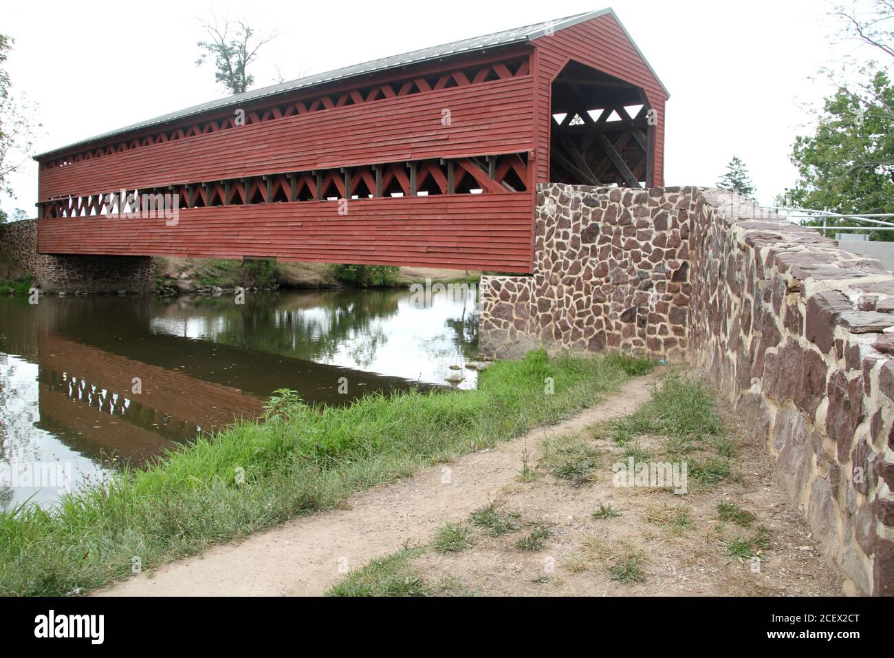 The Sachs Covered Bridge in Pennsylvania, USA Stock Photo - Alamy