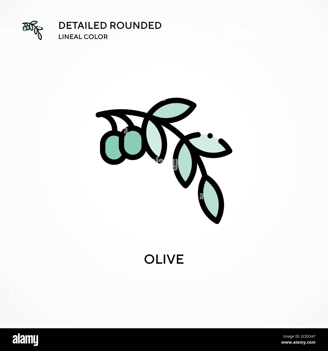 Olive vector icon. Modern vector illustration concepts. Easy to edit ...