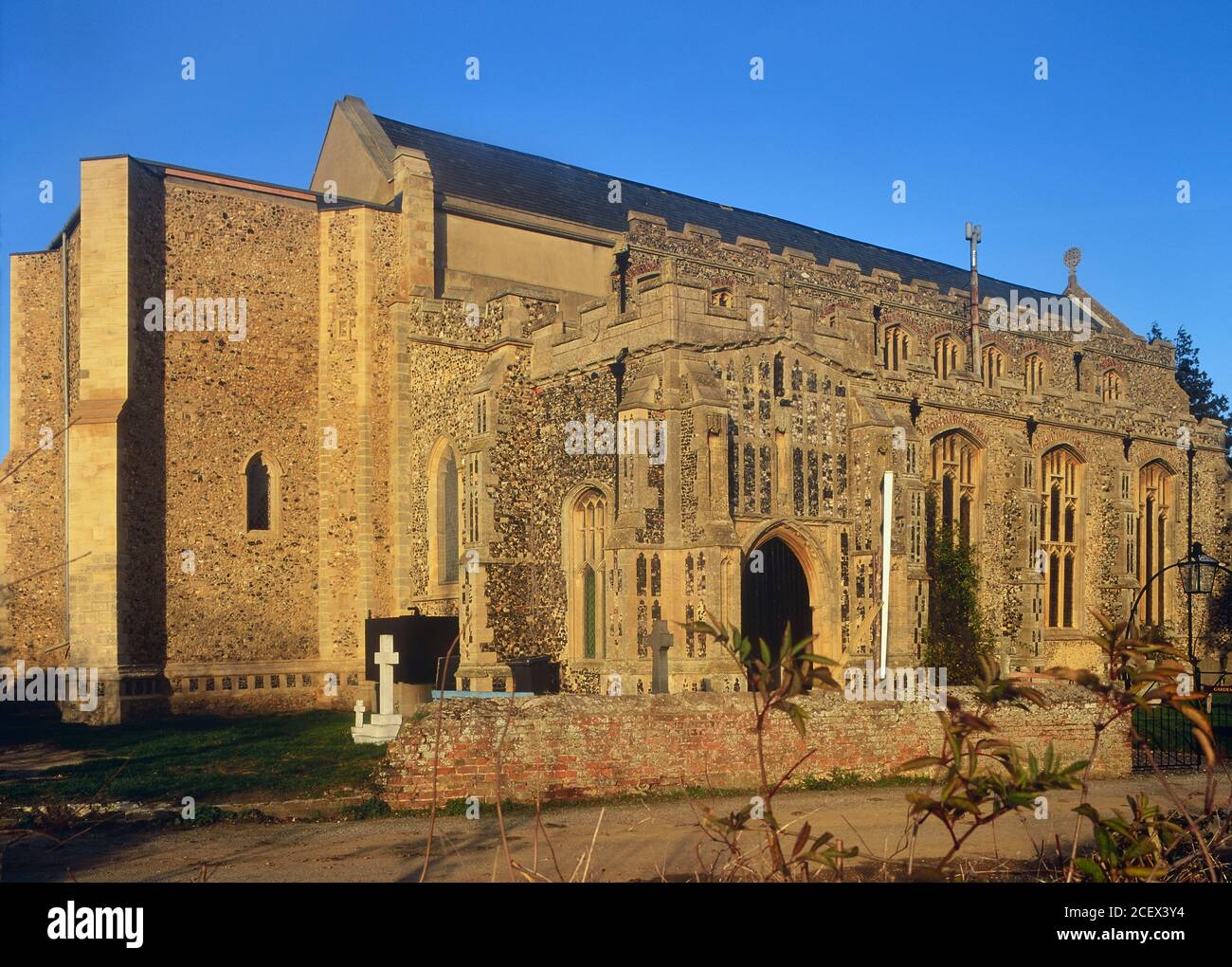 Saint St Mary Magdalene Church before the new tower was built ...