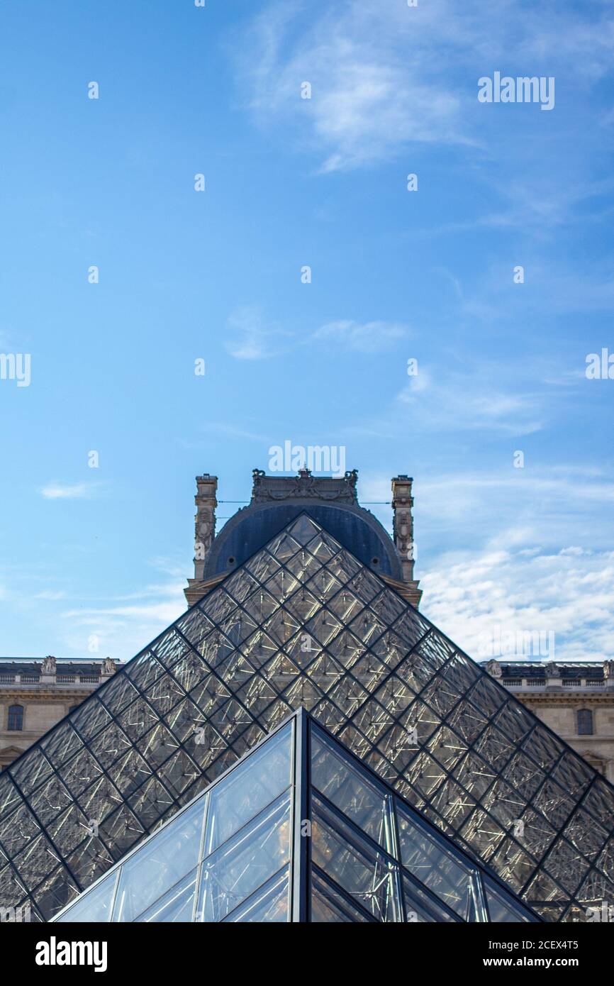 Musee du Louvre, the historic landmark in Paris, France Stock Photo - Alamy