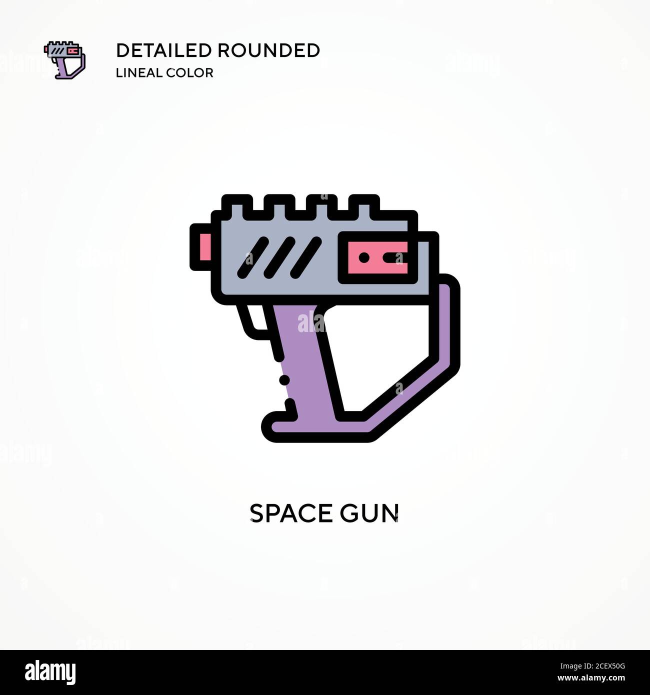 Vintage toy gun Stock Vector Images - Alamy