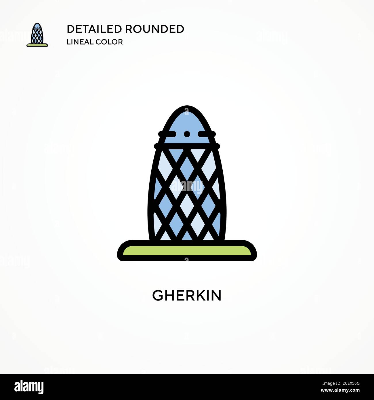 The gherkin london Cut Out Stock Images & Pictures - Alamy