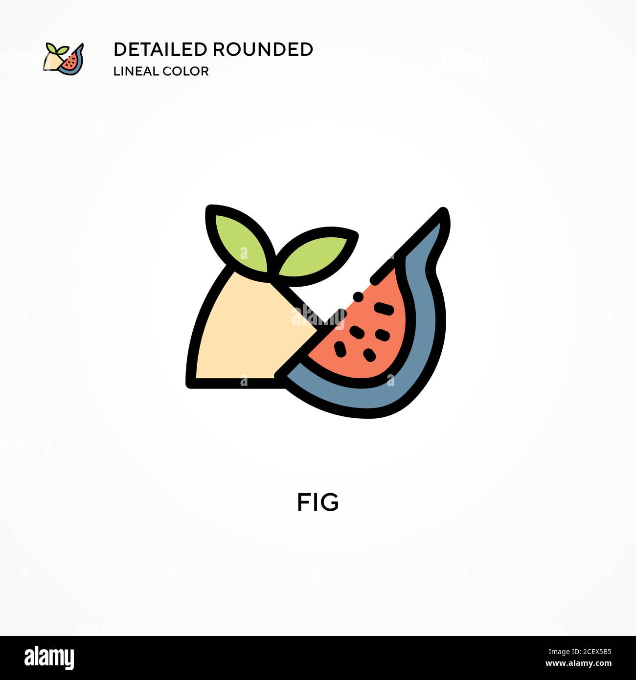 Fig vector icon. Modern vector illustration concepts. Easy to edit and ...