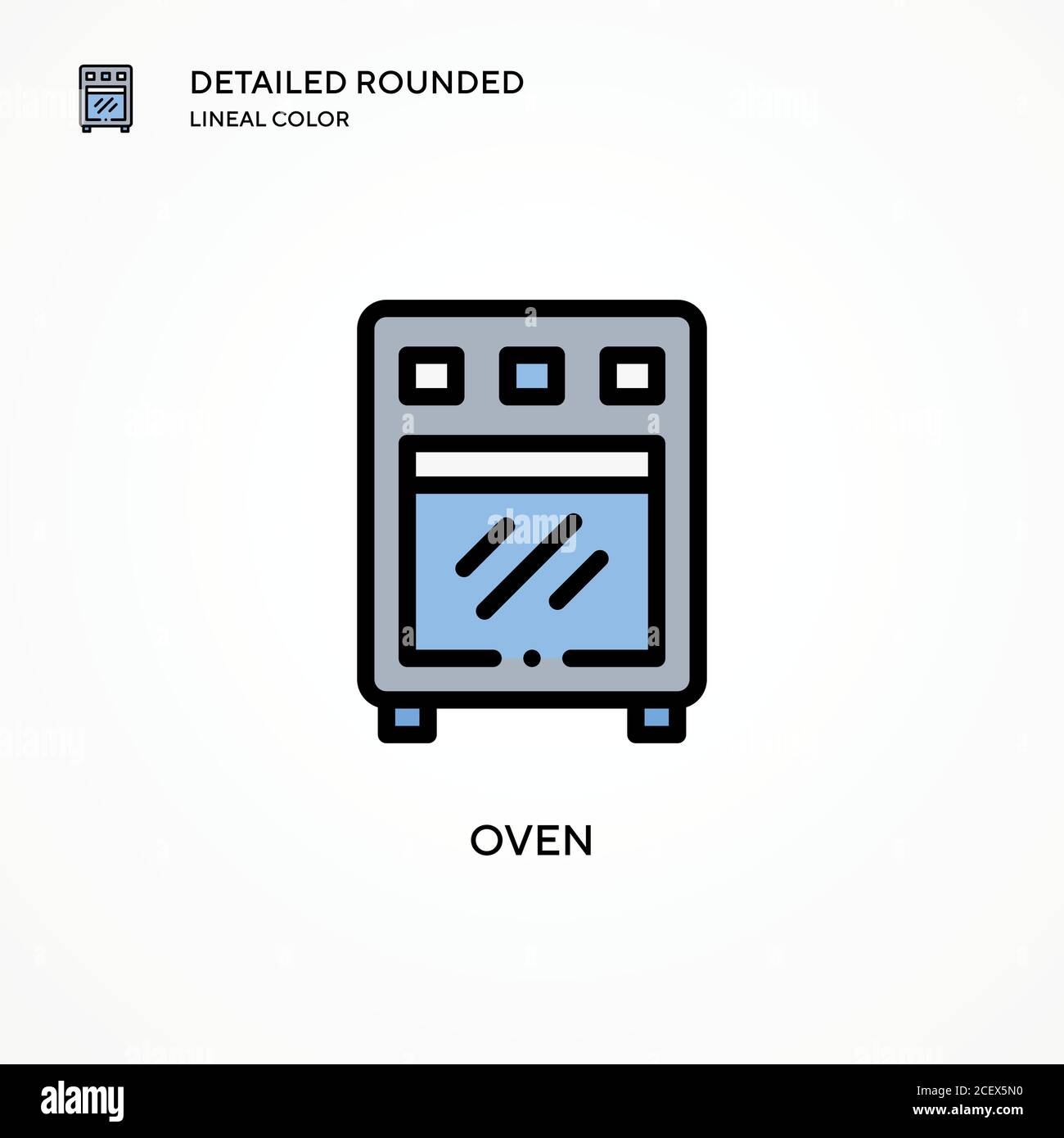 Oven vector icon. Modern vector illustration concepts. Easy to edit and ...