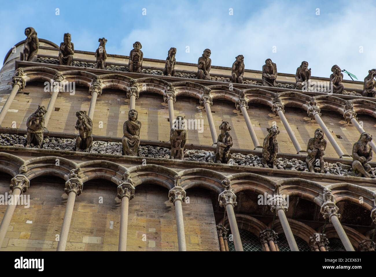The sunset view of the old town in Dijon, France Stock Photo - Alamy