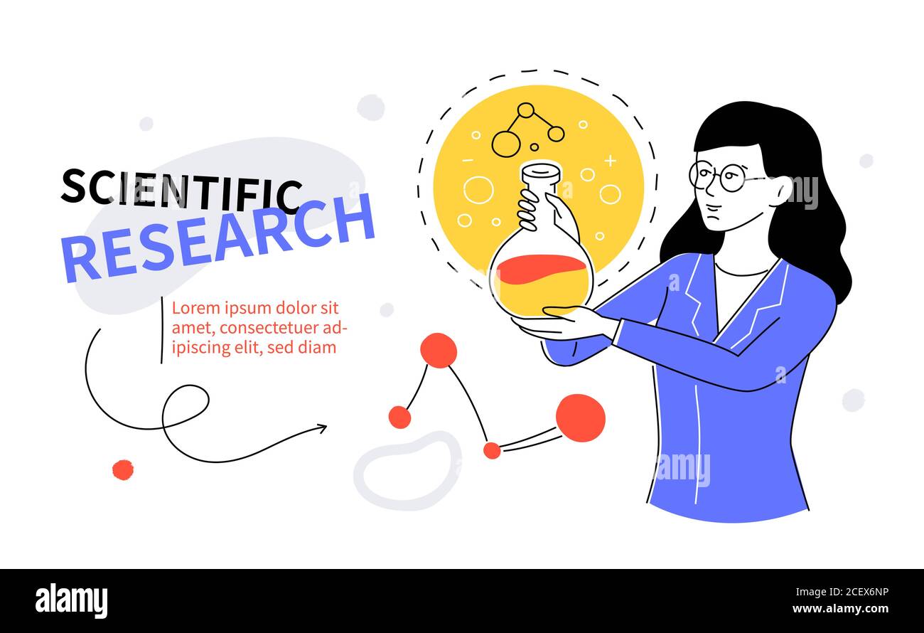 Scientific research Stock Vector Images - Alamy