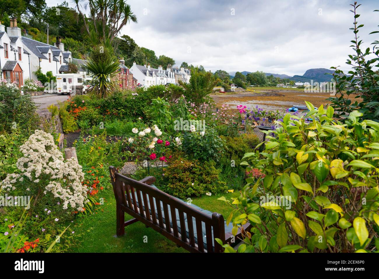 Village of Plockton, in Lochalsh, Wester Ross area of the Scottish ...