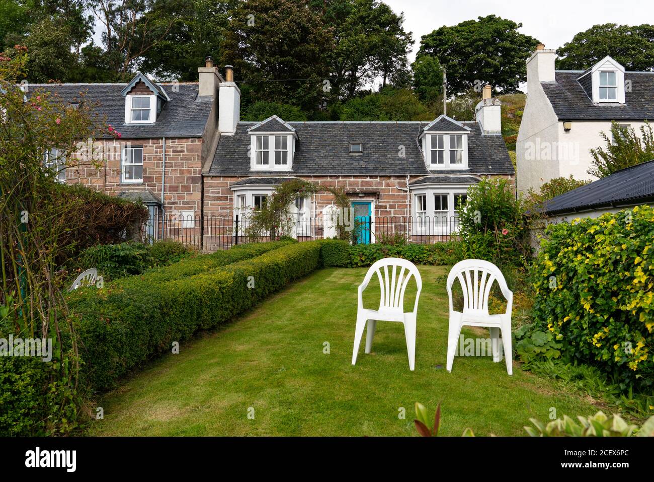 Village of Plockton, in Lochalsh, Wester Ross area of the Scottish ...