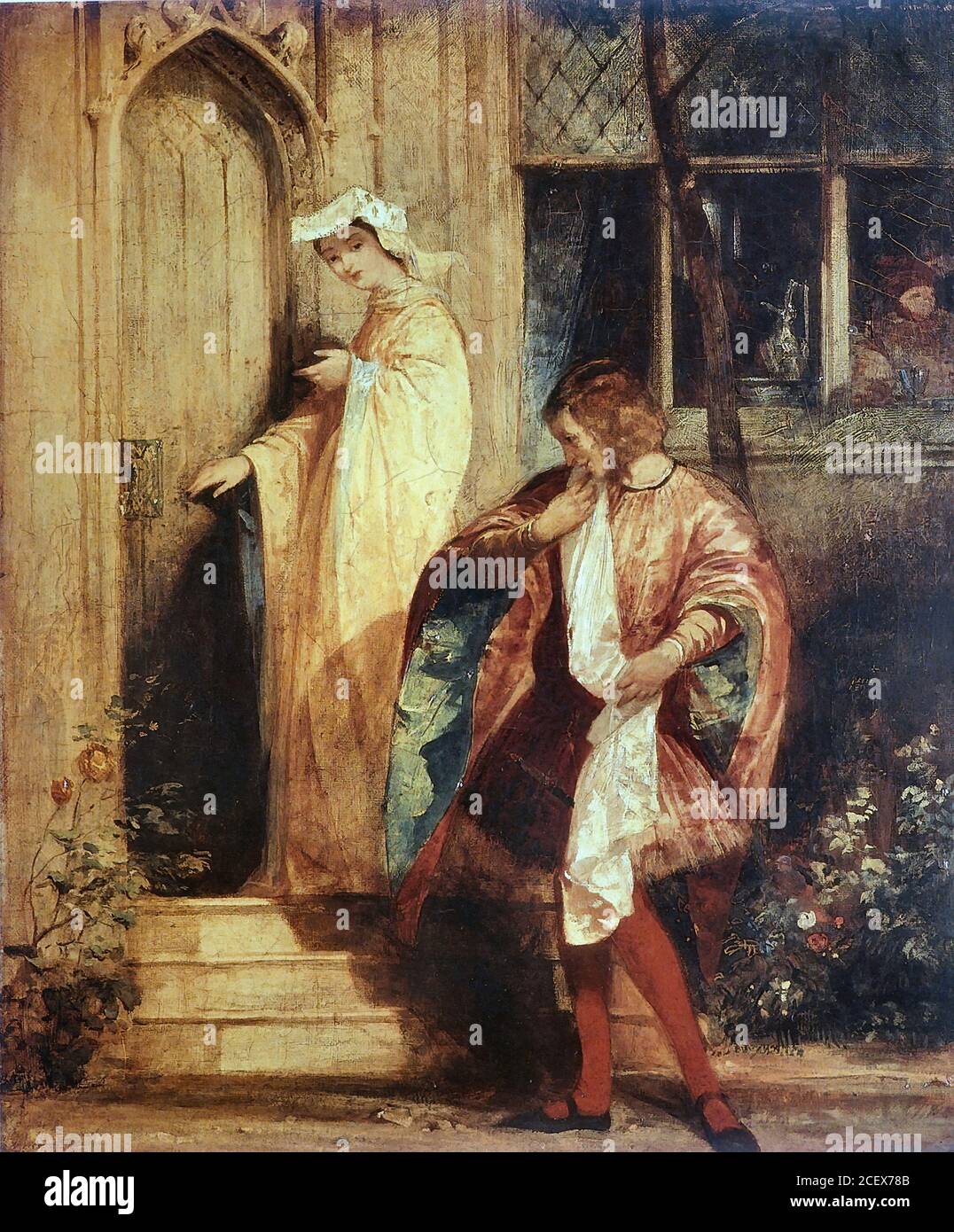 Bonington Richard Parkes - Anne Page and Slender - the Merry Wives of ...