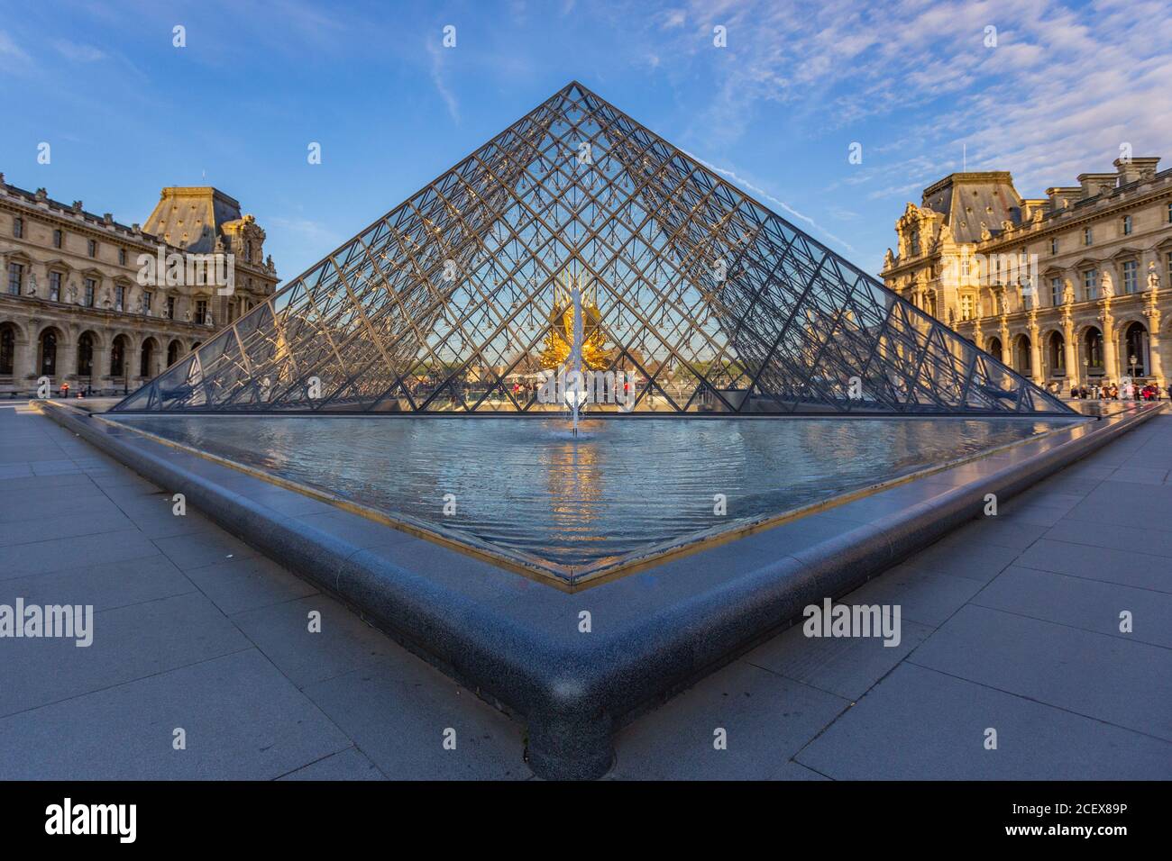 Musee du Louvre, the historic landmark in Paris, France Stock Photo - Alamy