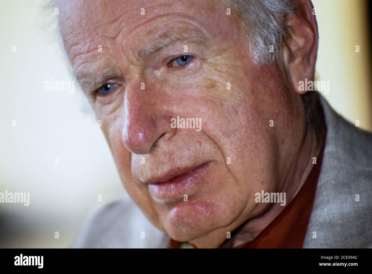 Film and theatre director Peter Brook photographed at the Royal ...