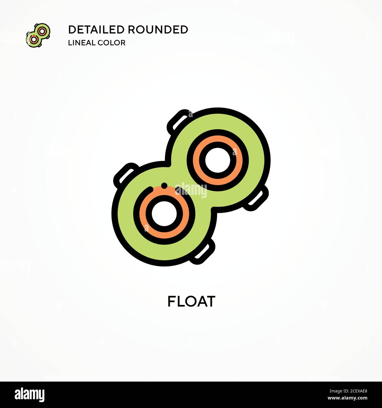 Float vector icon. Modern vector illustration concepts. Easy to edit ...