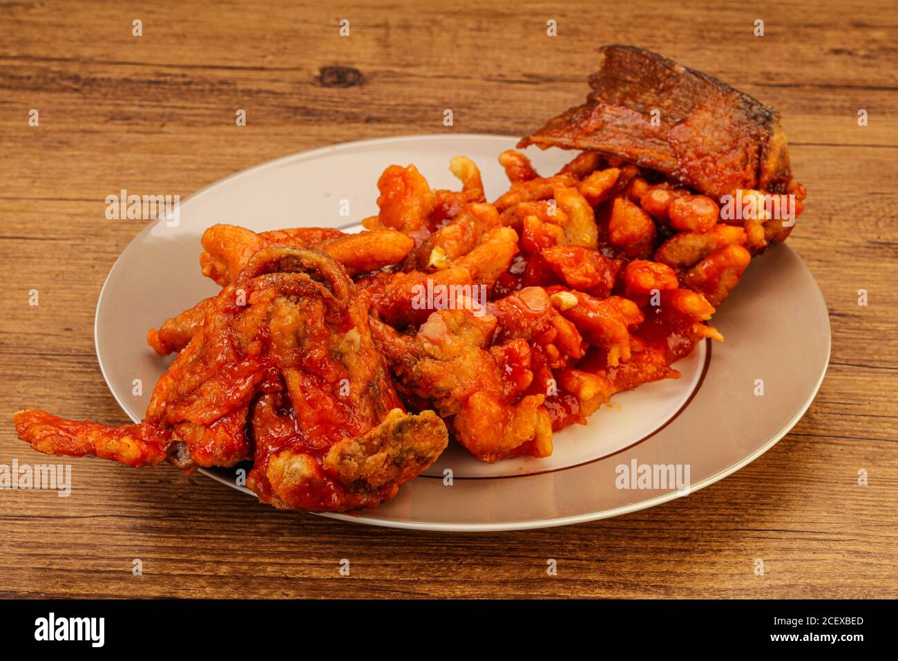 Chinese cuisine squirrel fish with sweet sauce Stock Photo - Alamy