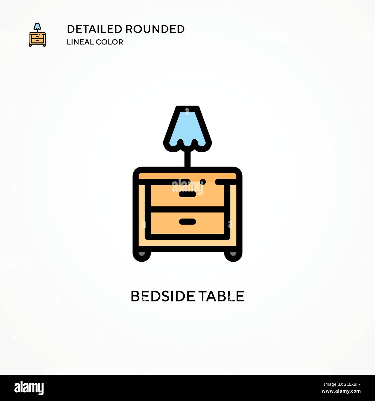 Bedside table cushions Stock Vector Images - Alamy