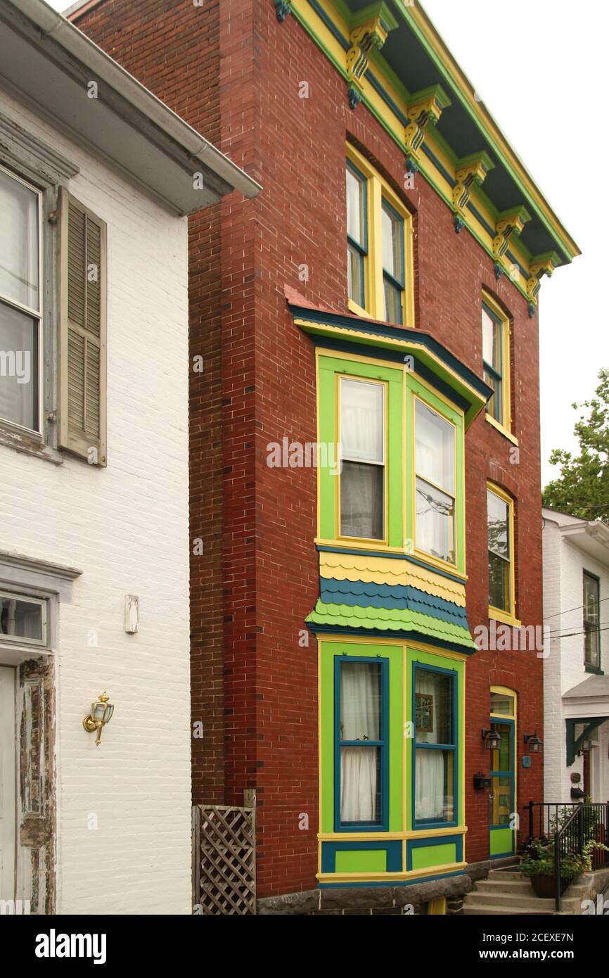 Old brick house in downtown Gettysburg, PA, USA Stock Photo - Alamy