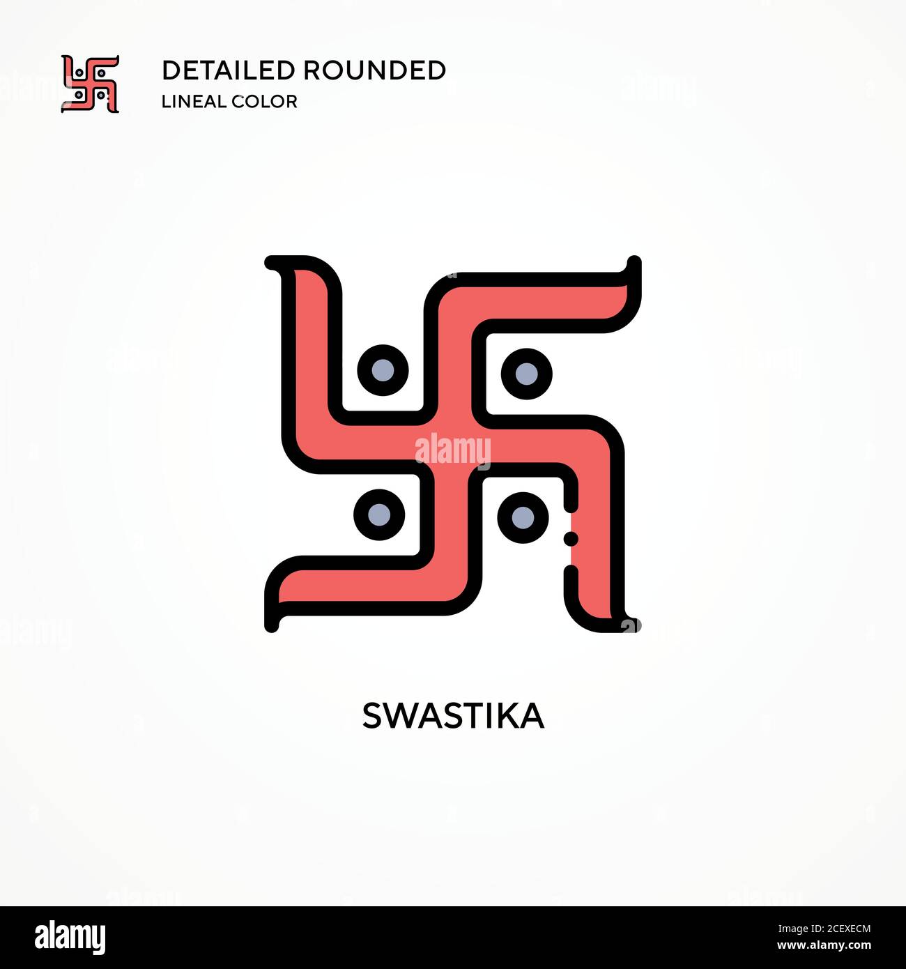 Swastika stone Stock Vector Images - Alamy