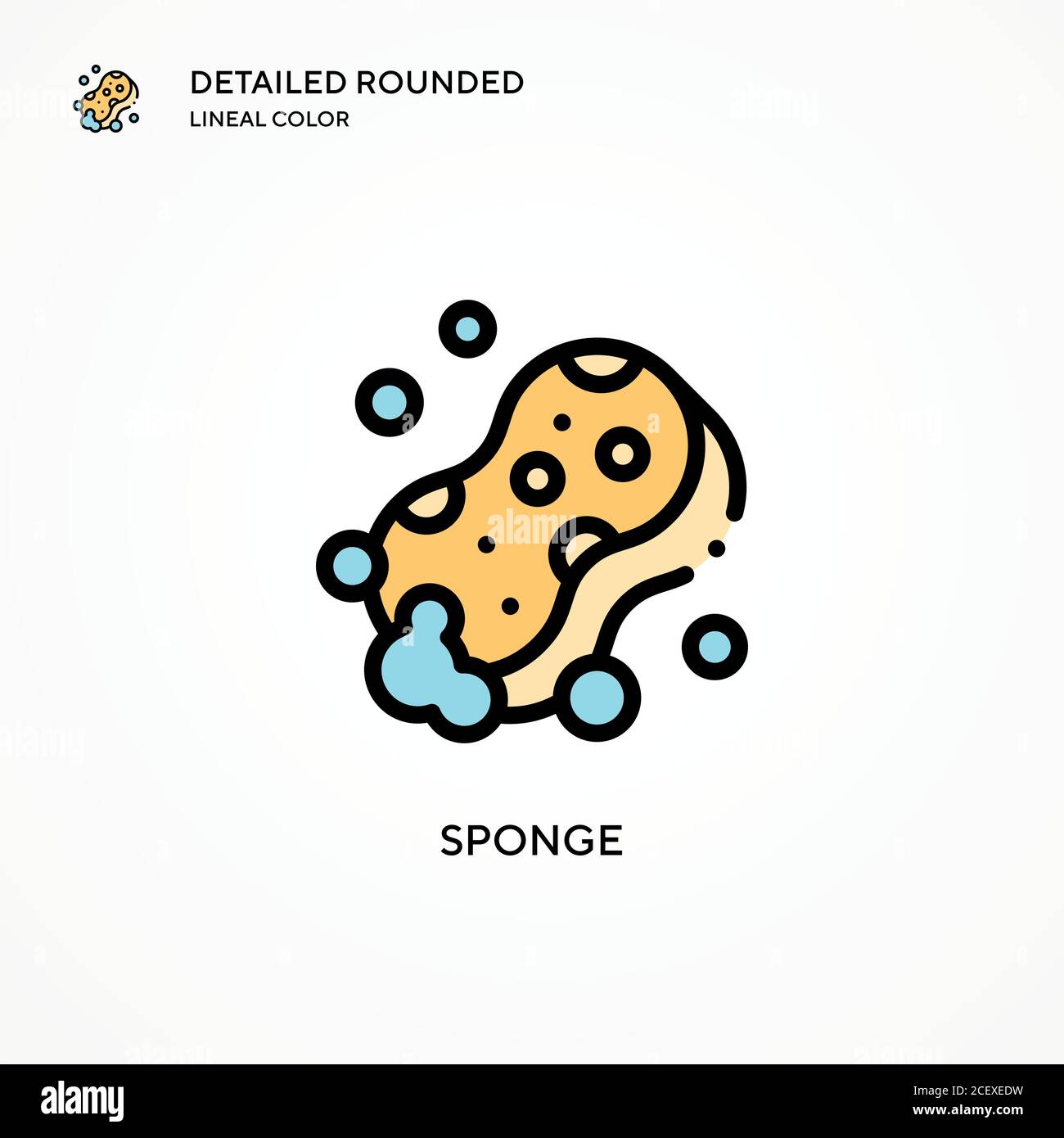 Sponge vector icon. Modern vector illustration concepts. Easy to edit ...