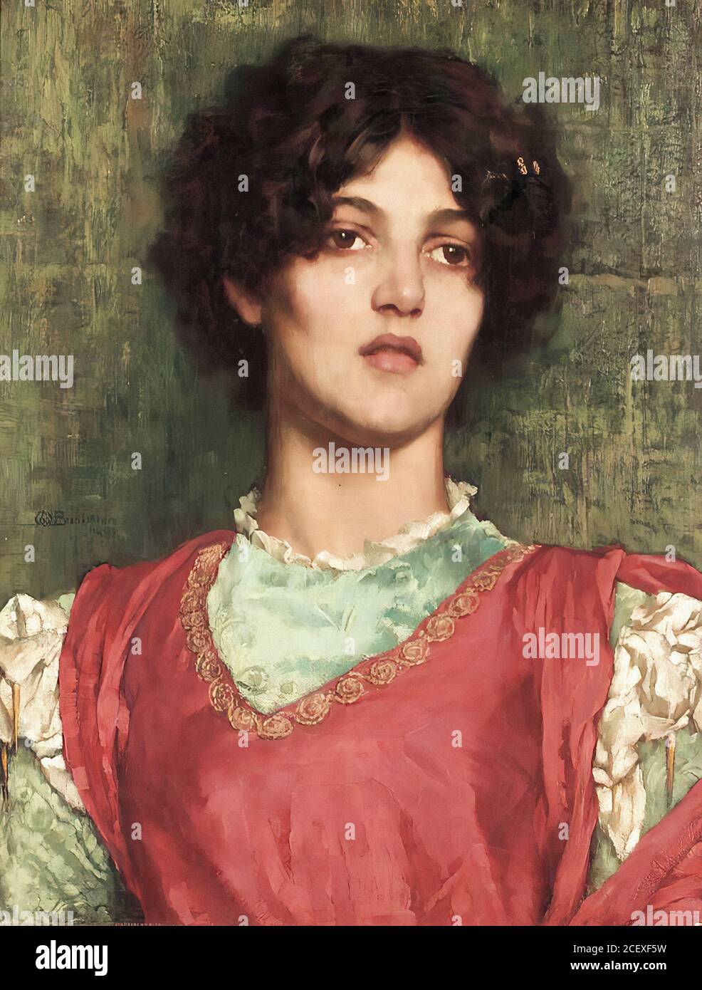 Breakspeare William Arthur - a Dark Beauty - British School - 19th ...