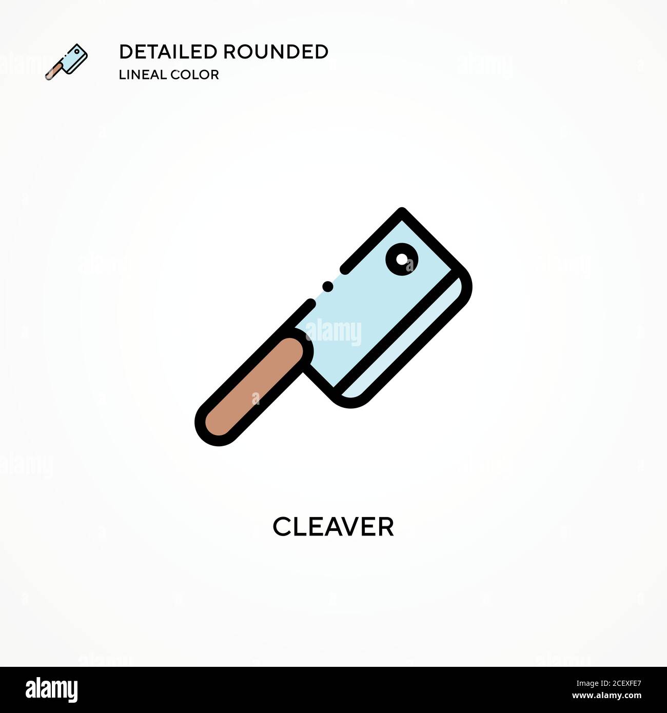Cleaver vector icon. Modern vector illustration concepts. Easy to edit ...