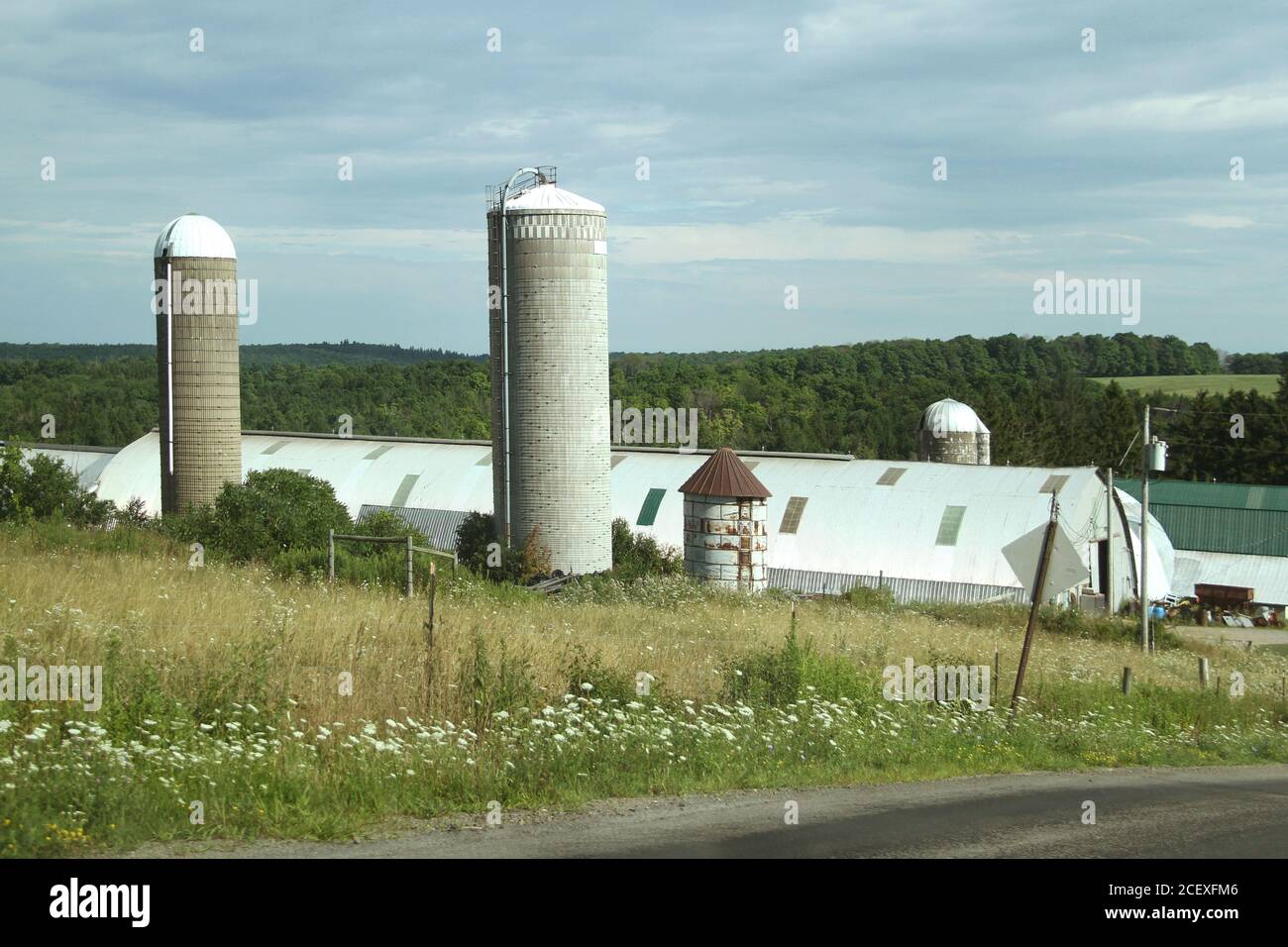 Agricultural structures in Pennsylvania, USA Stock Photo - Alamy
