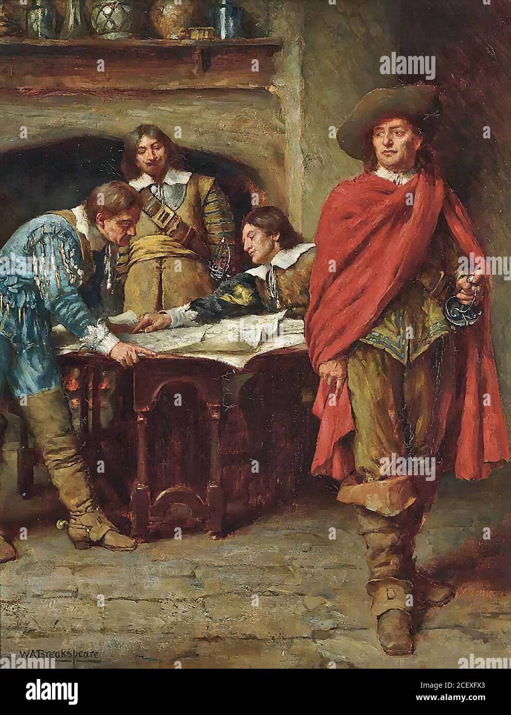 Breakspeare William Arthur - the Eve of the Battle - British School ...