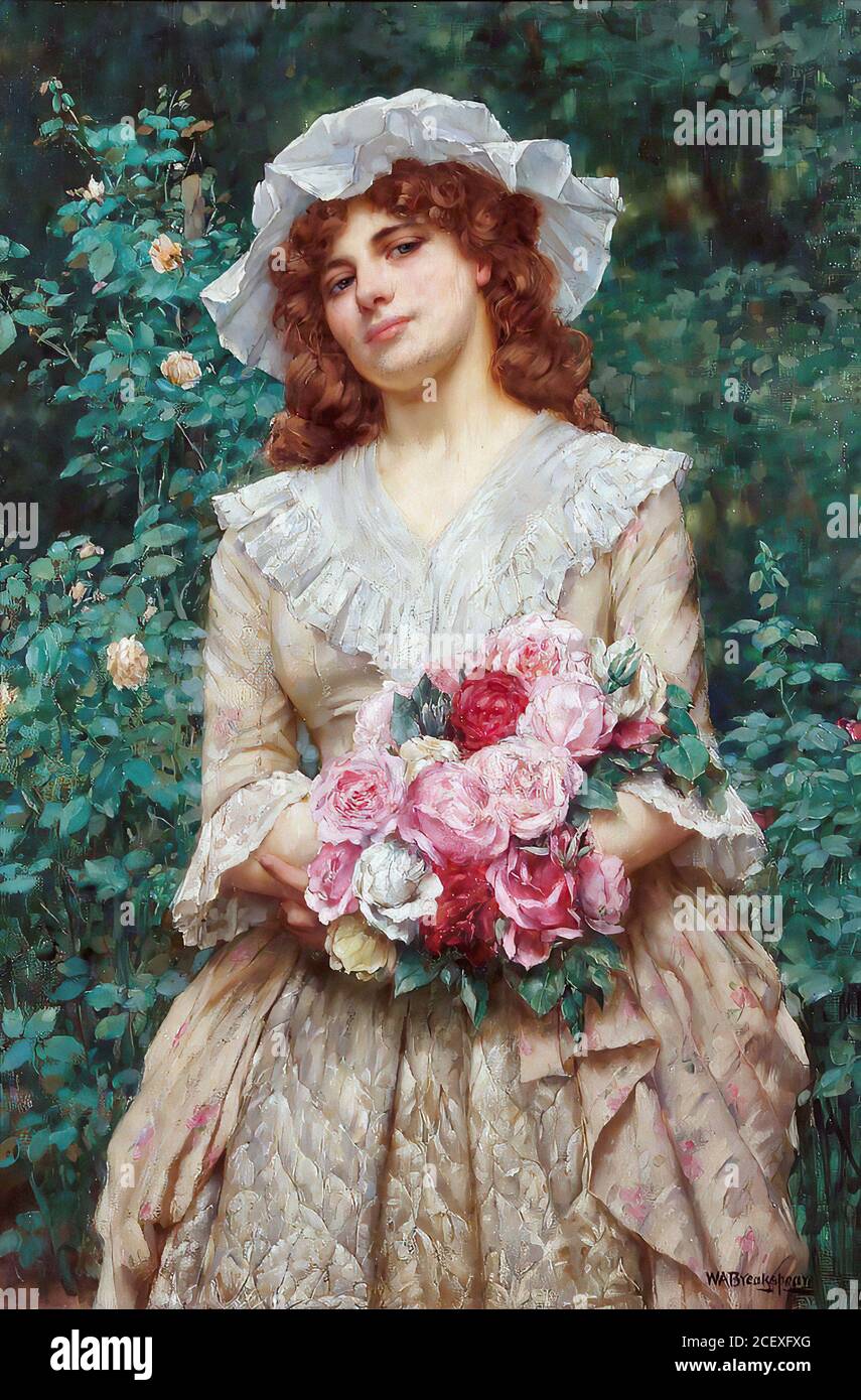 Breakspeare William Arthur - Roses - British School - 19th Century ...