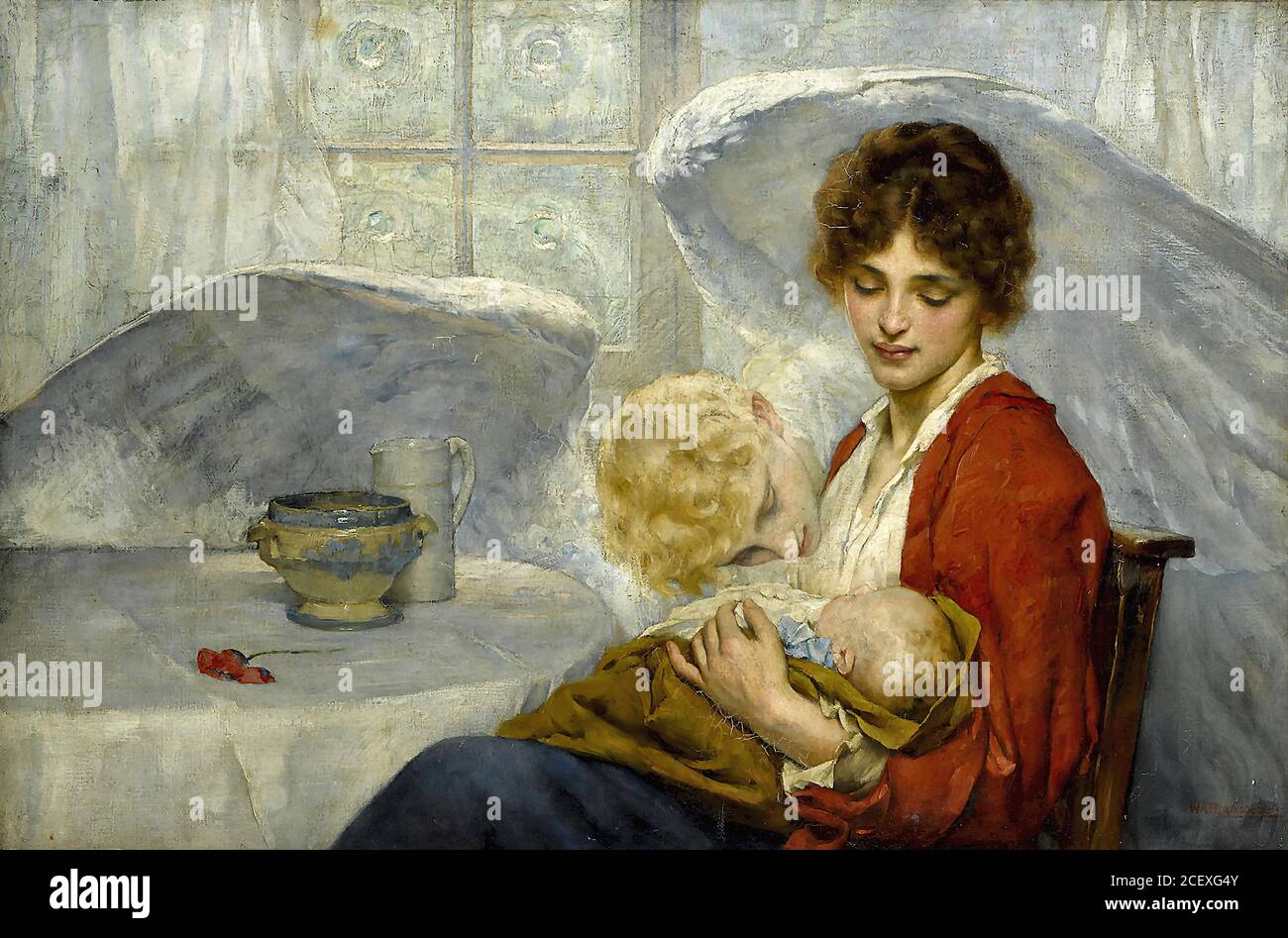 Breakspeare William Arthur - the Guardian Angel - British School - 19th ...