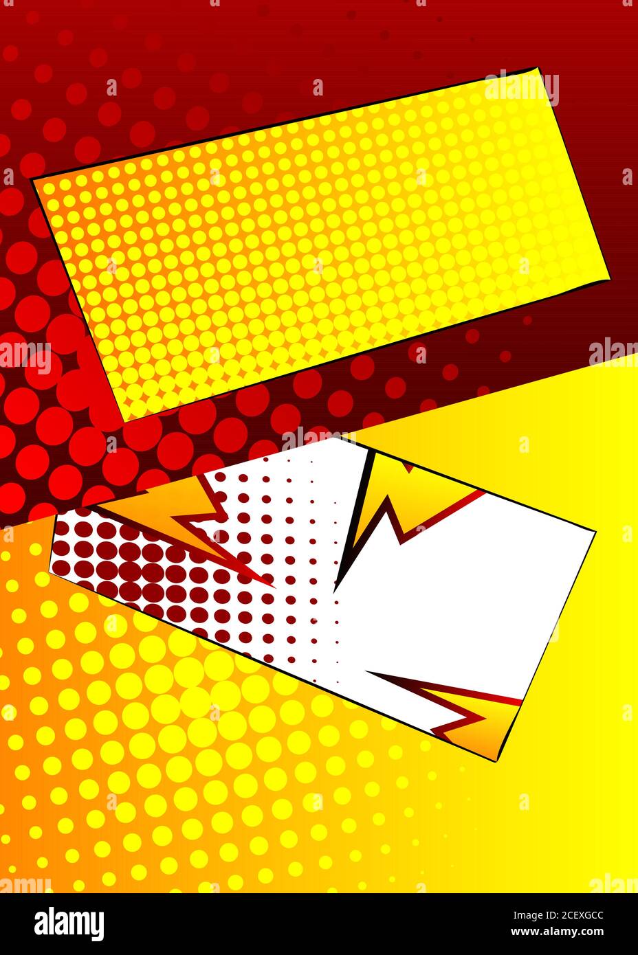 Comic book design colored versus background. Cartoon illustration of ...