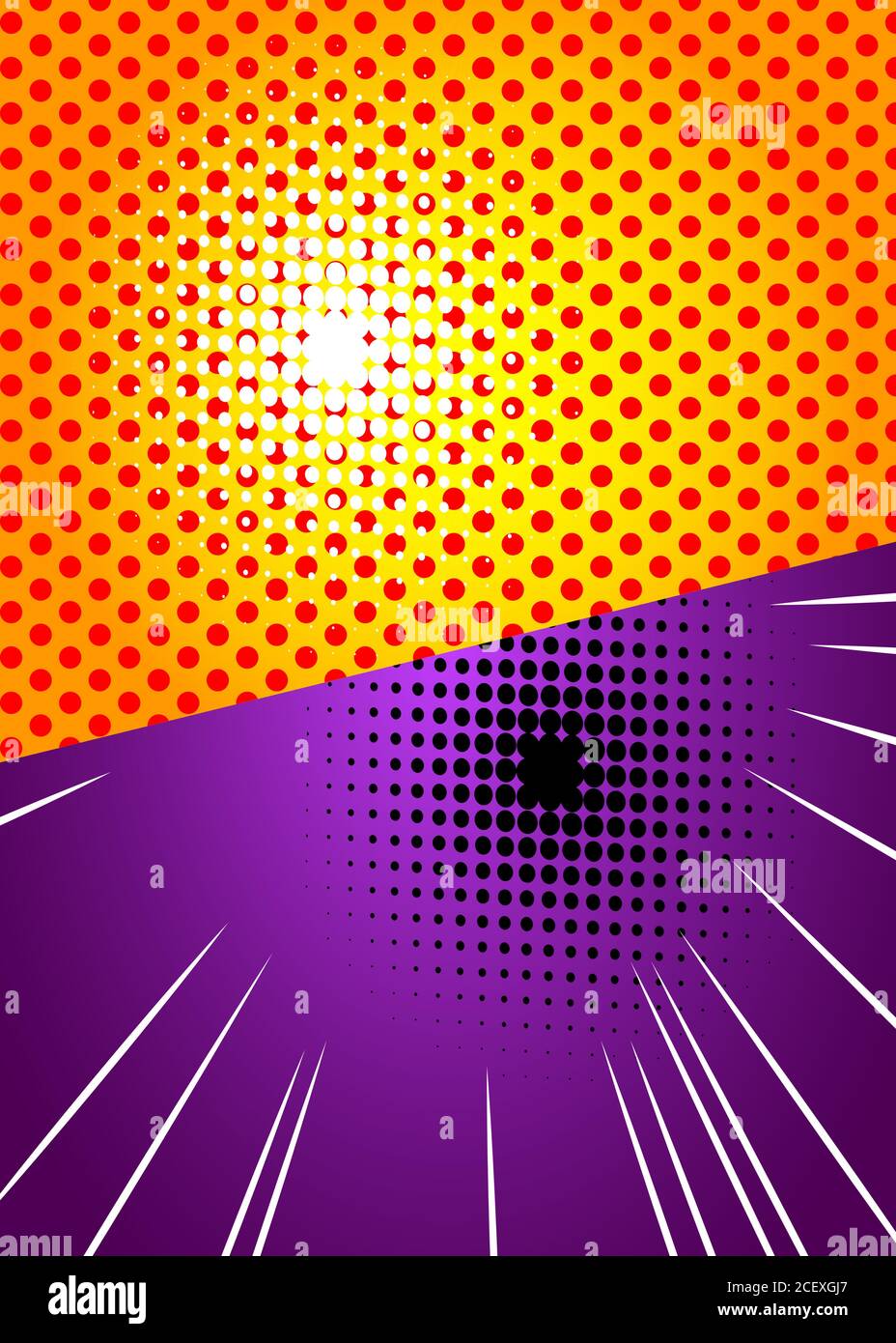 Comic book design colored versus background. Cartoon illustration of ...