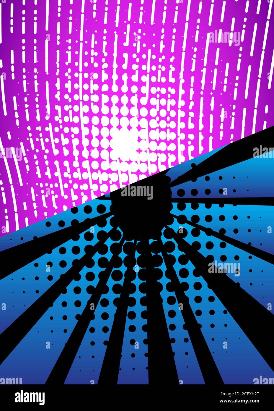 Comic book design colored versus background. Cartoon illustration of ...