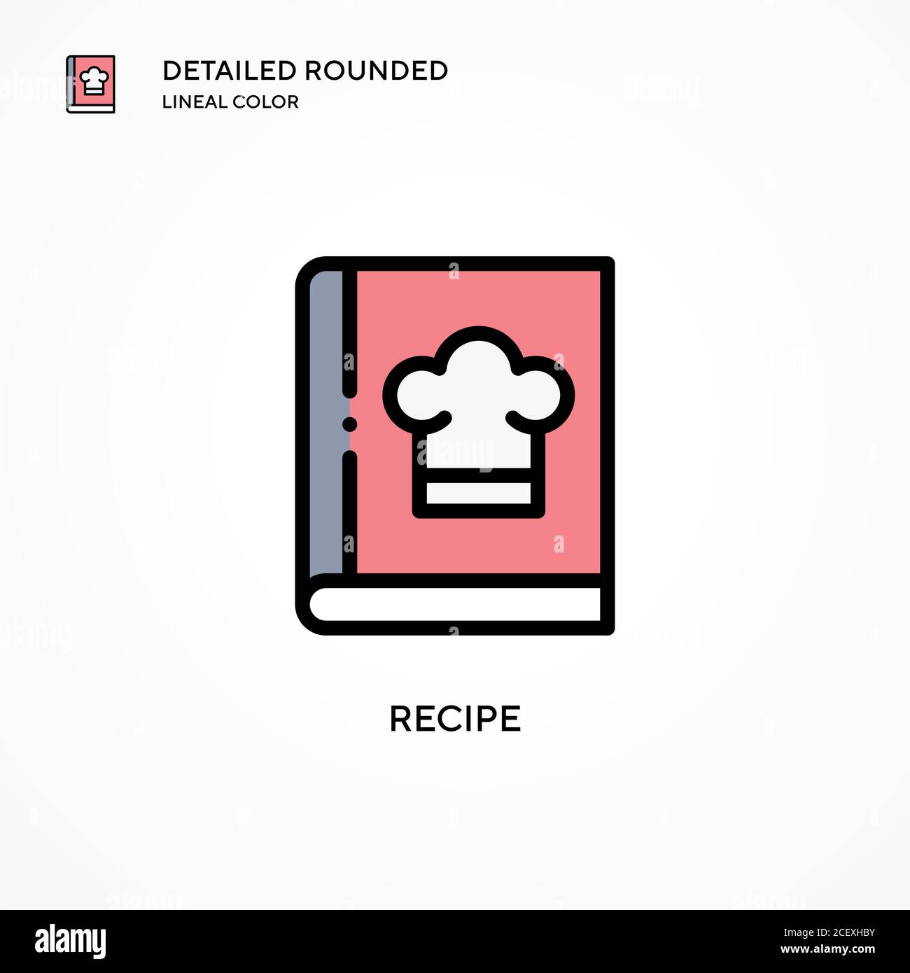 Recipe vector icon. Modern vector illustration concepts. Easy to edit ...