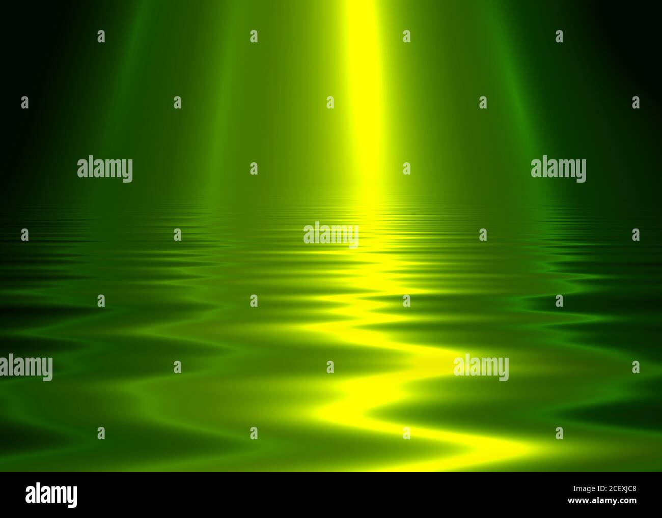 Liquid metal texture, green metallic background Stock Photo - Alamy