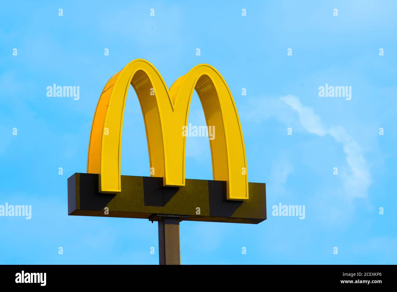 Mcdonalds advertising board hi-res stock photography and images - Alamy
