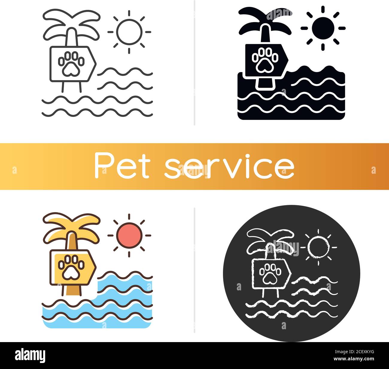 Dog beach Stock Vector Images - Alamy
