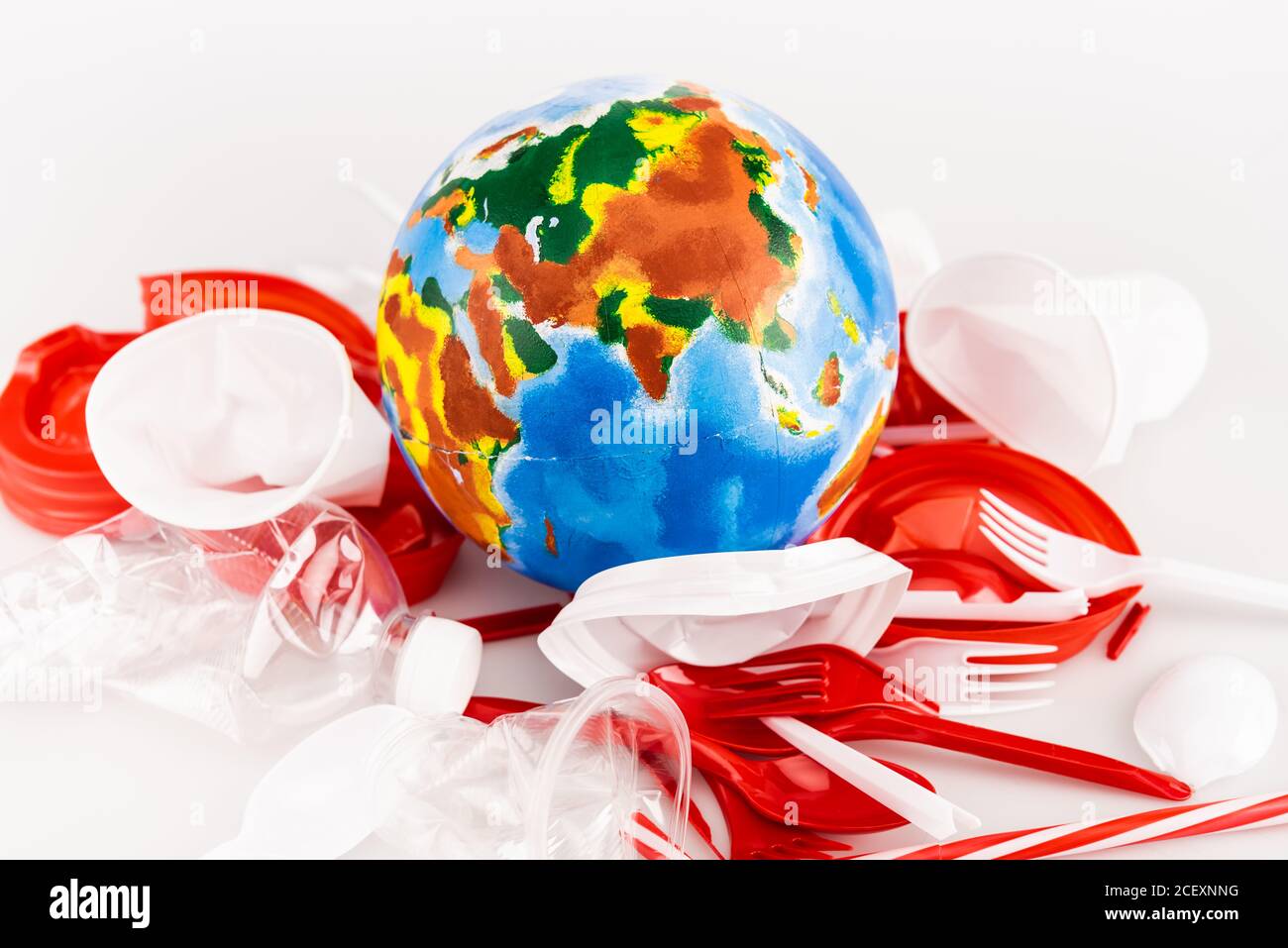 Plastic trash around planet hi-res stock photography and images - Alamy
