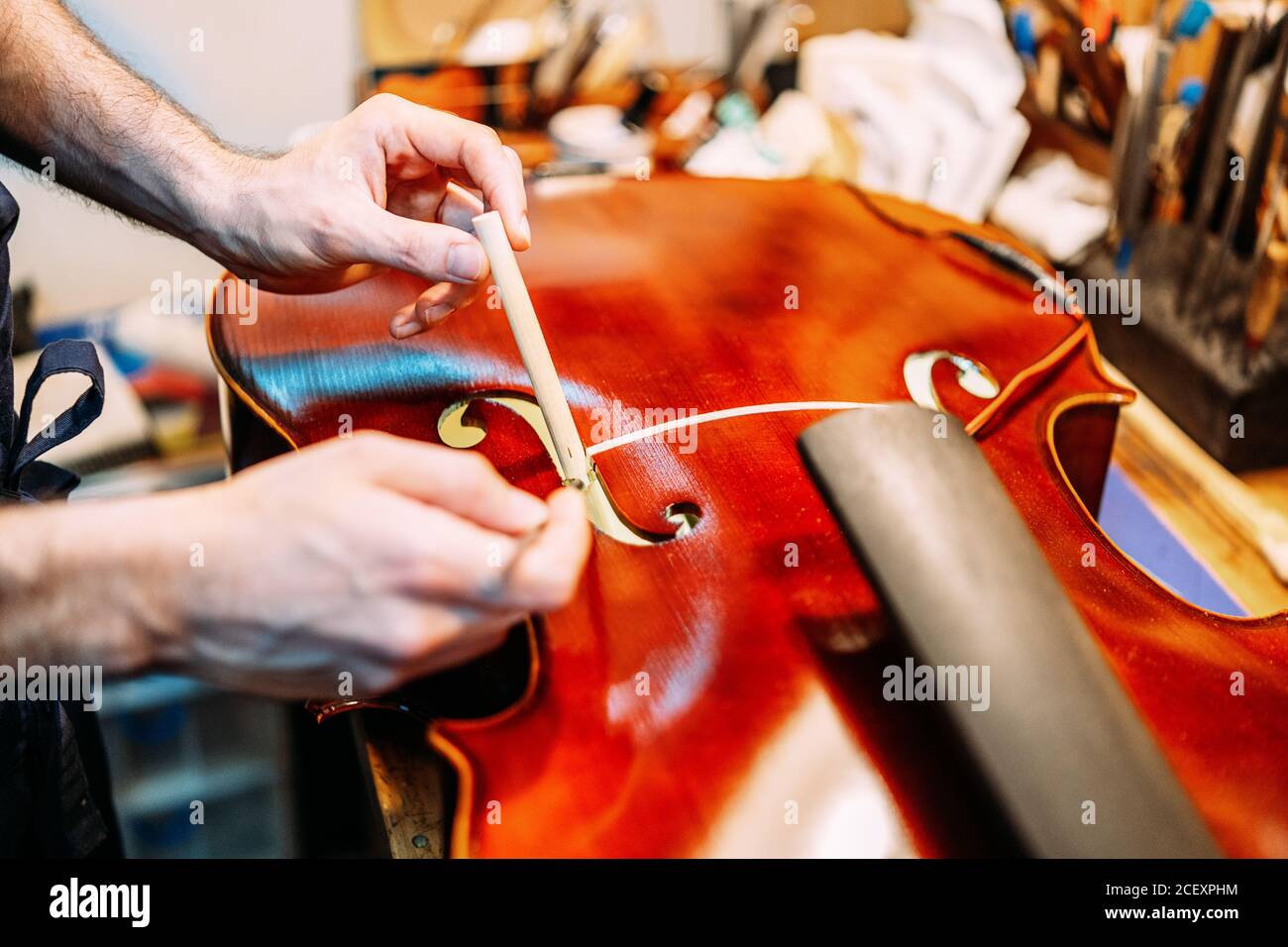 Hand equipment sound body hi-res stock photography and images - Alamy